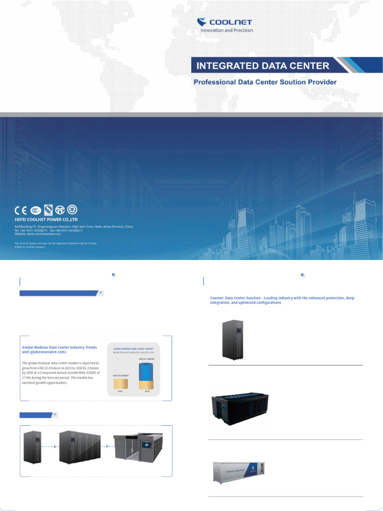 Integrated Data Center Solution From Coolnet | PDF | Data Center ...