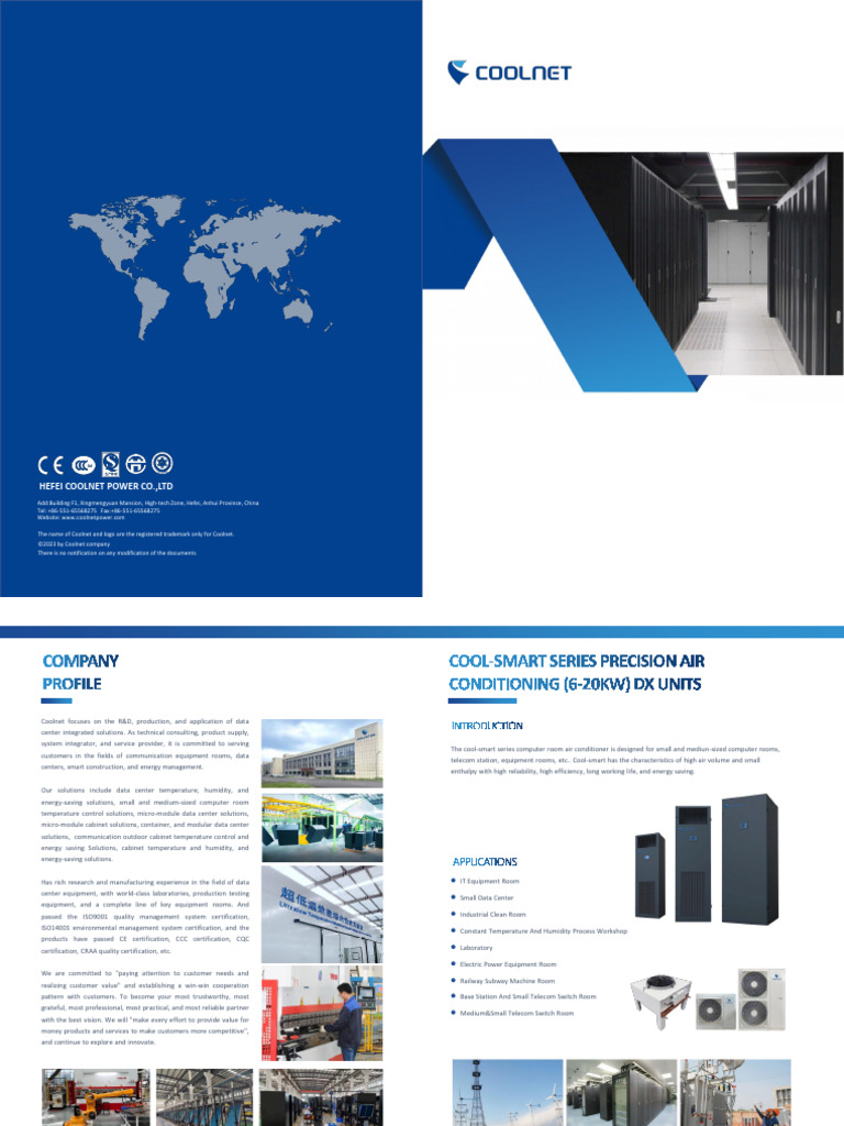 Cool Smart Series Precision Air Conditioning Coolnet | PDF | Data ...