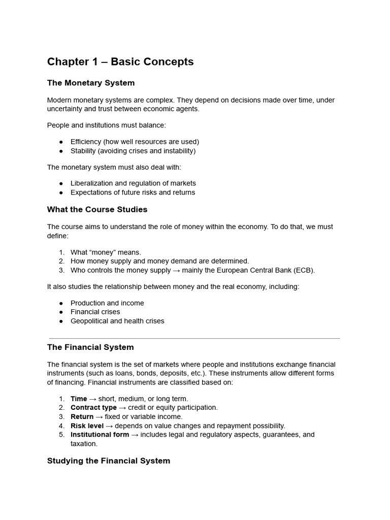Understanding Monetary and Financial Systems | PDF | Monetarism ...