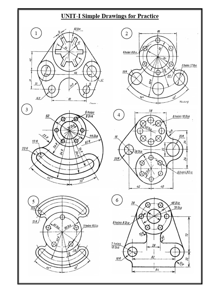 Unit-I EGP Drawings | PDF