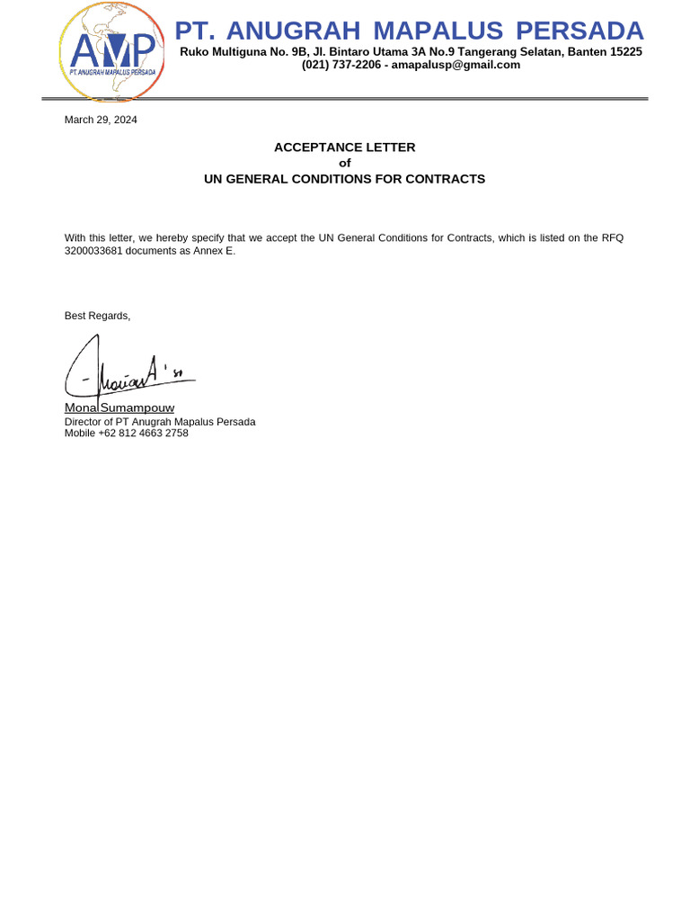 B. 3. Acceptance of UNGC | PDF