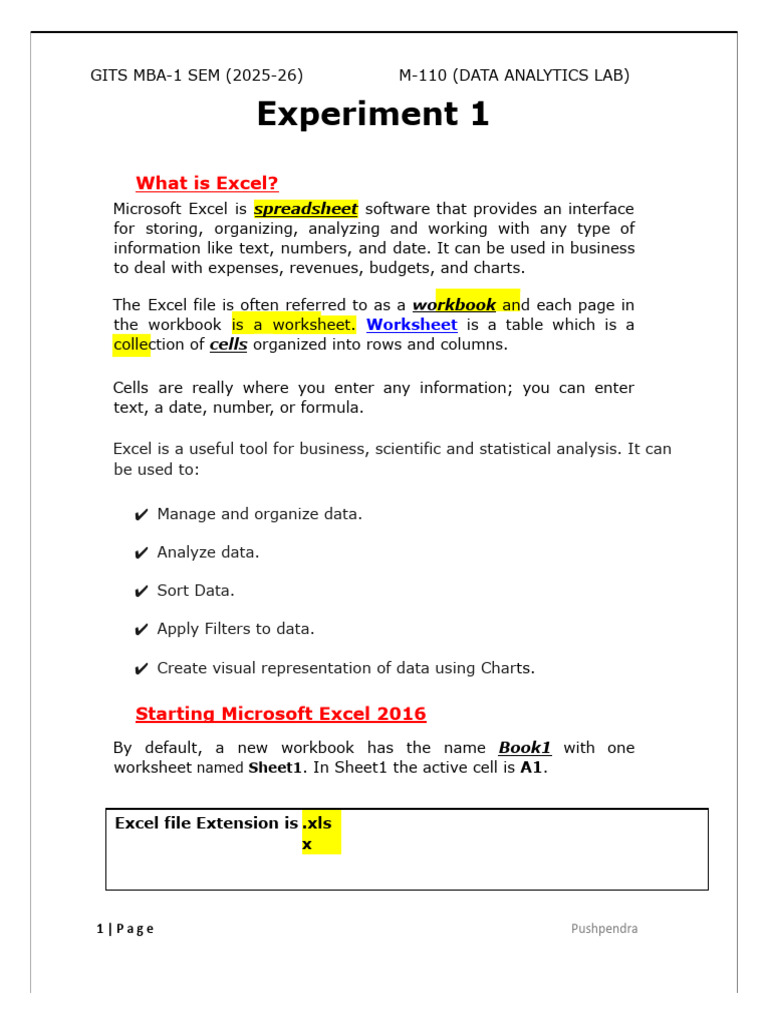 Data Analysis 3 | PDF | Microsoft Excel | Covariance