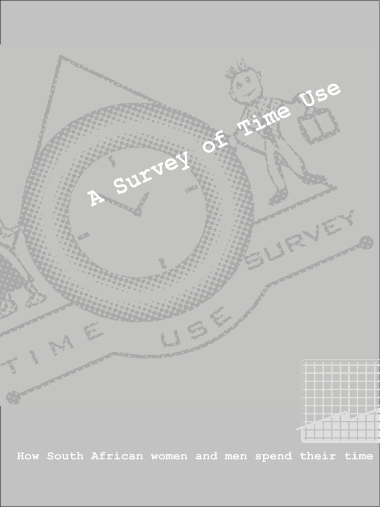 Time Use Survey: South Africa 2001 | PDF | Survey Methodology ...