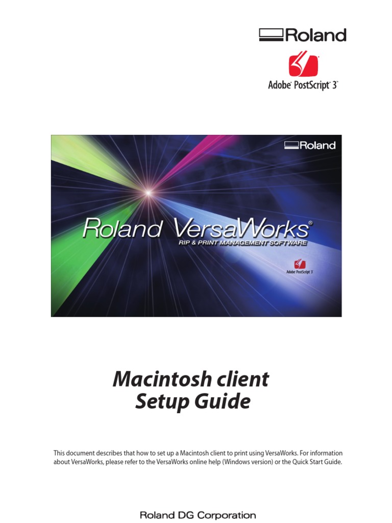 Versaworks Mac Setup en r3 | PDF | Operating System | Server (Computing)