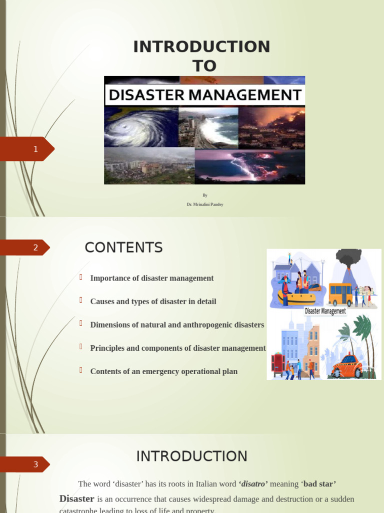 Disaster Management: Principles and Types | PDF | Hazards | Tropical ...