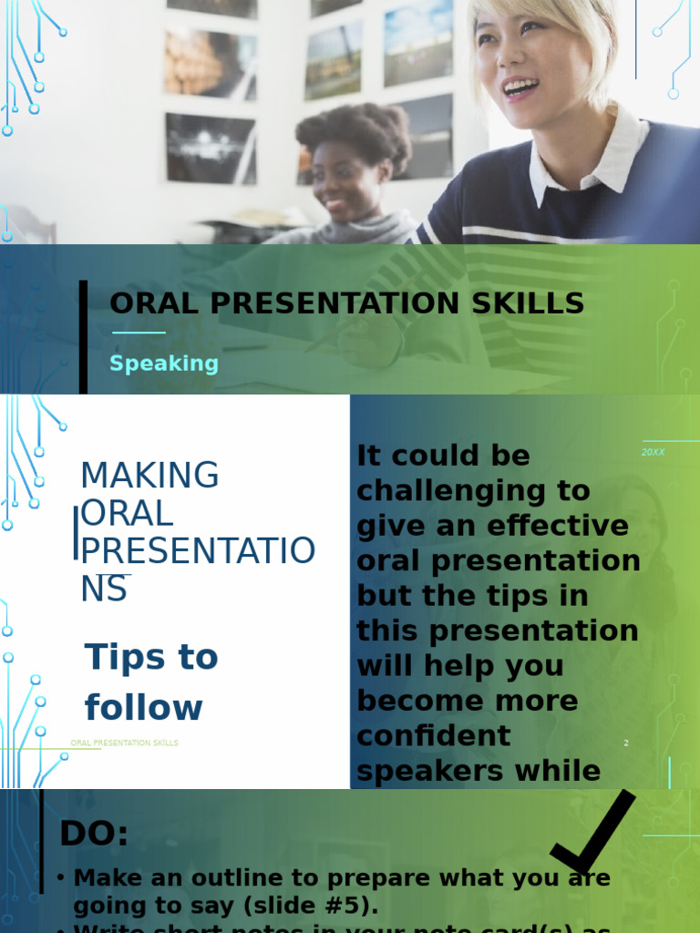 2023-24 SPRING INT M4 Teaching Oral Presentation Skills | PDF | Public ...