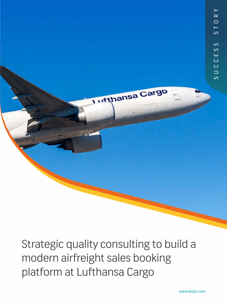 Lufthansa Cargo Airfreight Booking Platform Upgrade | PDF | Agile ...