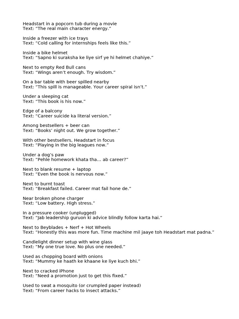 Daily Story Ideas I Liked | PDF
