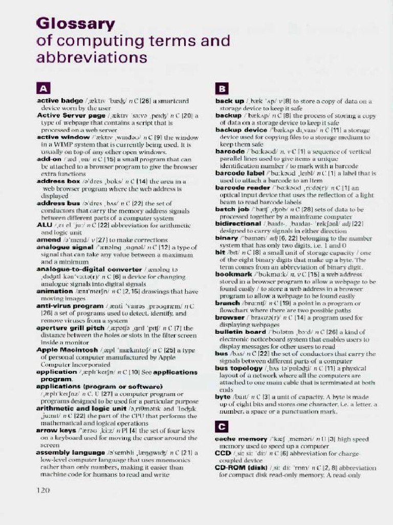 Glossary Terms | PDF