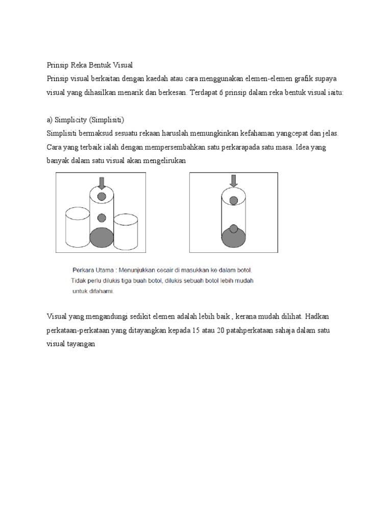 Prinsip Reka Bentuk Visual | PDF