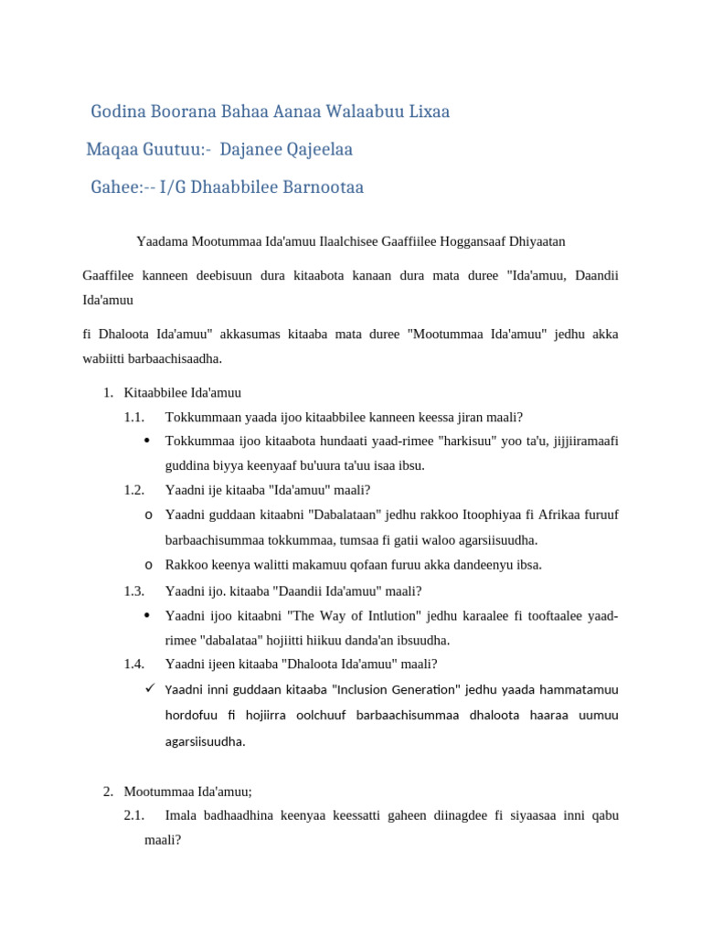 Dejene Kejela | PDF