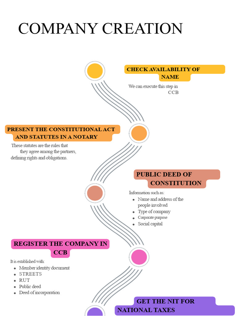 Steps for Company Creation Process | PDF