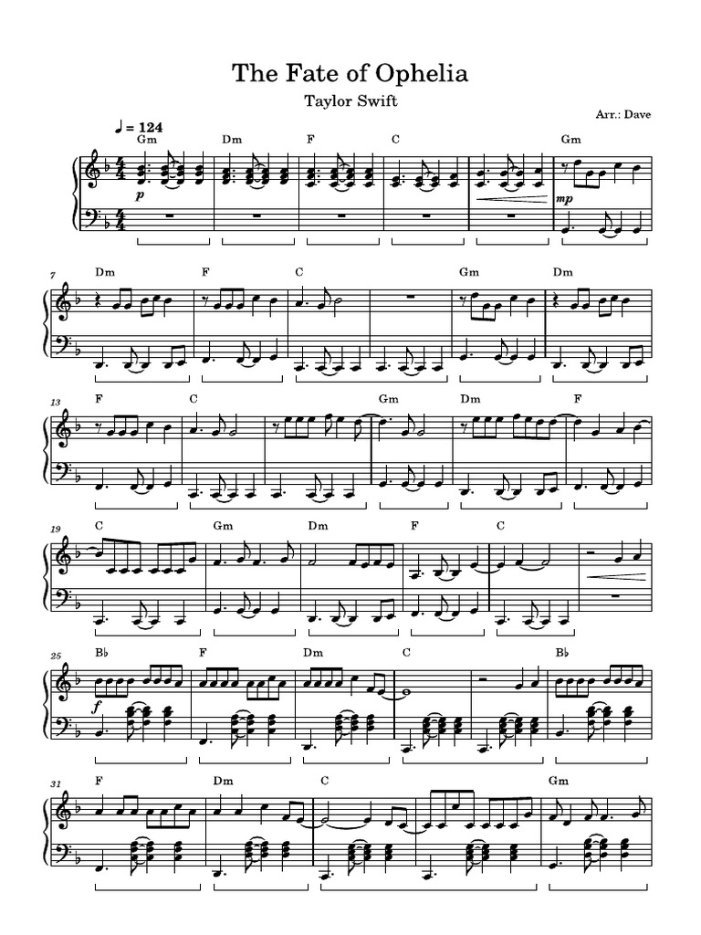 The Fate Ophelia Pag1 | PDF