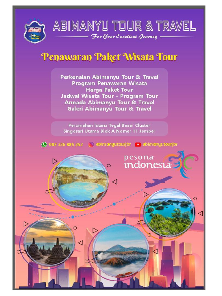 Proposal Wisata Arsy Wisata Ke Bromo - Batu 2h1m | PDF
