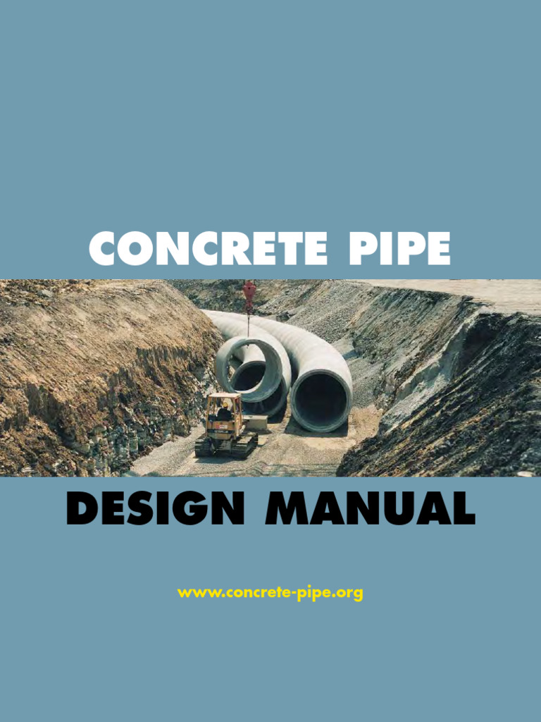 Concrete Pipe Design Manual Guide | PDF | Storm Drain | Sanitary Sewer
