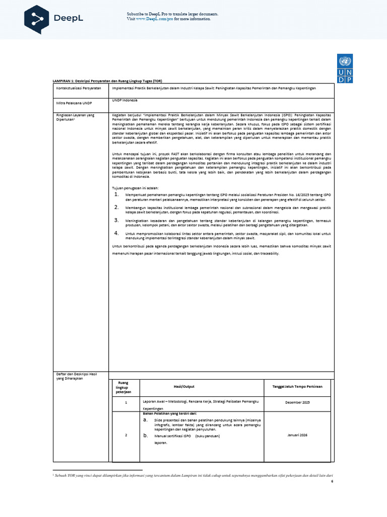 Annex 1 - Term of Reference-1 Id | PDF