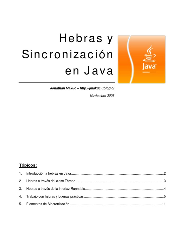 Java Threads and Synchronization Tutorial | PDF