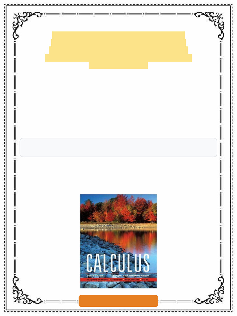 Calculus 5th edition by Deborah Hughes Hallett, William McCallum ...