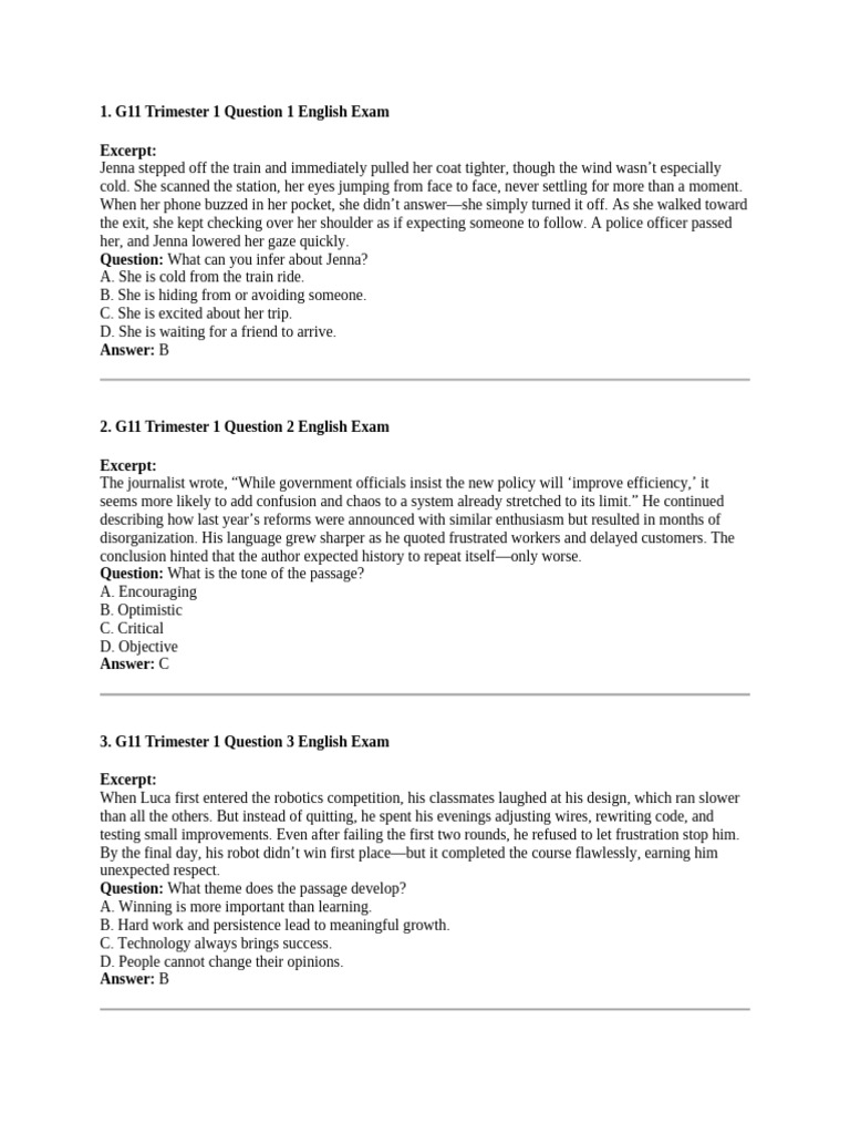 Grade 11 Exam | PDF | Cardiovascular Diseases