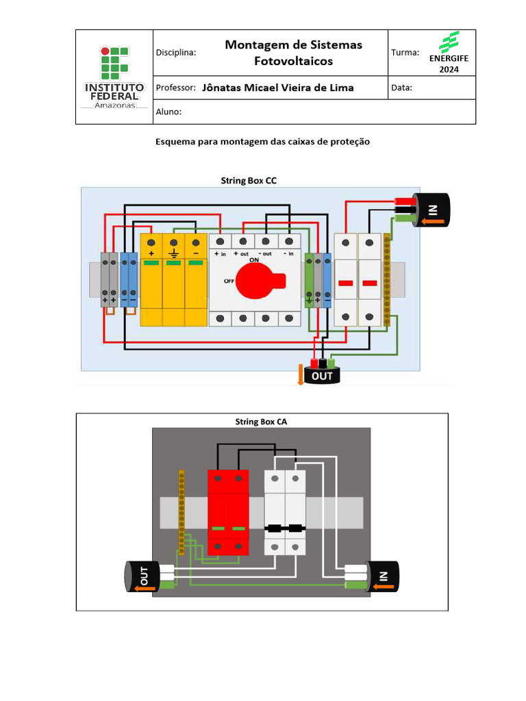 2 - Esquema Stringbox Cc e Caixa CA | PDF