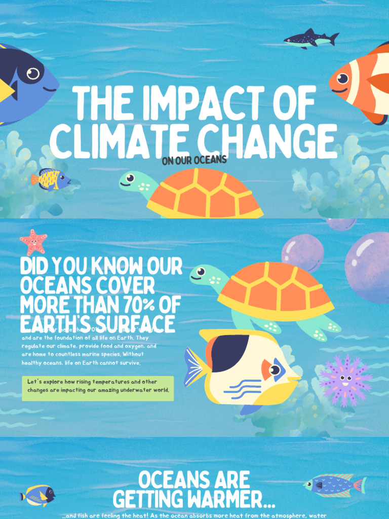Climate Change Effects on Oceans | PDF | Oceans | Coral