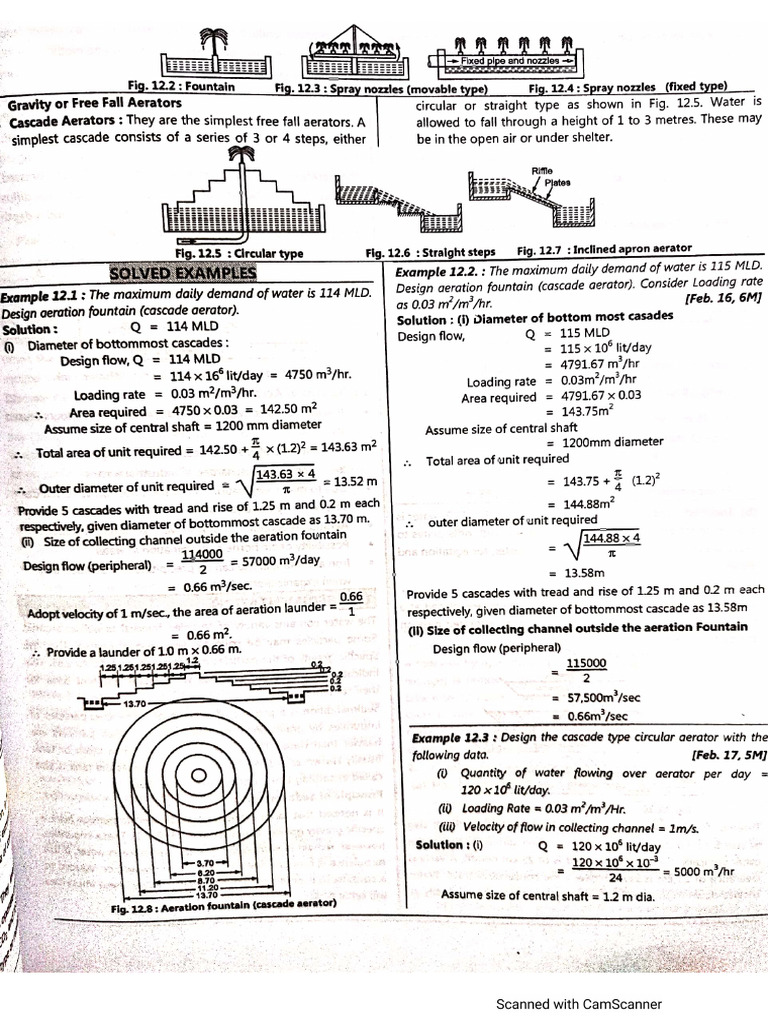 Unit III Cascade Aerator | PDF