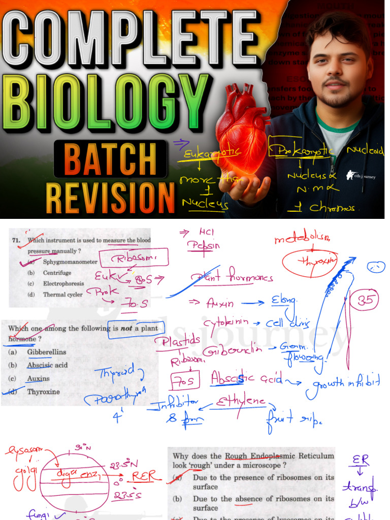 complete biology revision batch | PDF