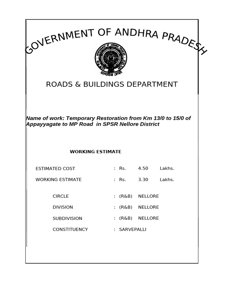 1. TR CDR appaiah gate Bridge Approaches 25.01.2024 (1) | PDF
