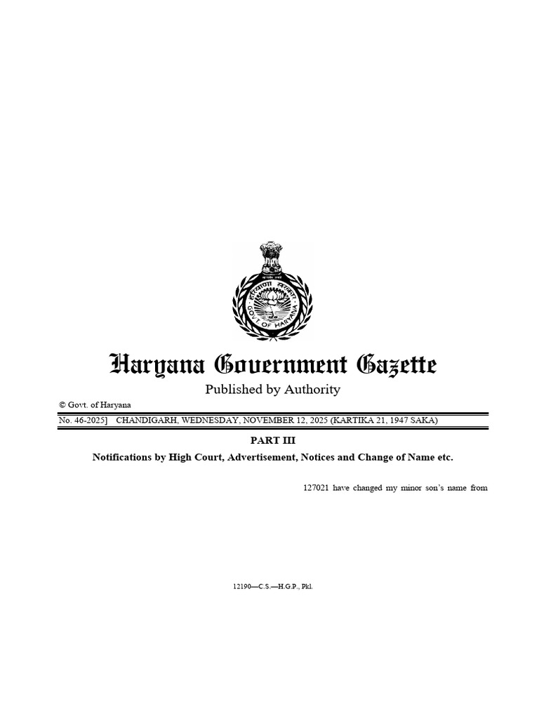 Gazette 46-2025 25789 | PDF