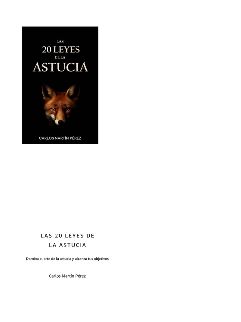 Las 20 Leyes de La Astucia. Carlos Martín Pérez | PDF