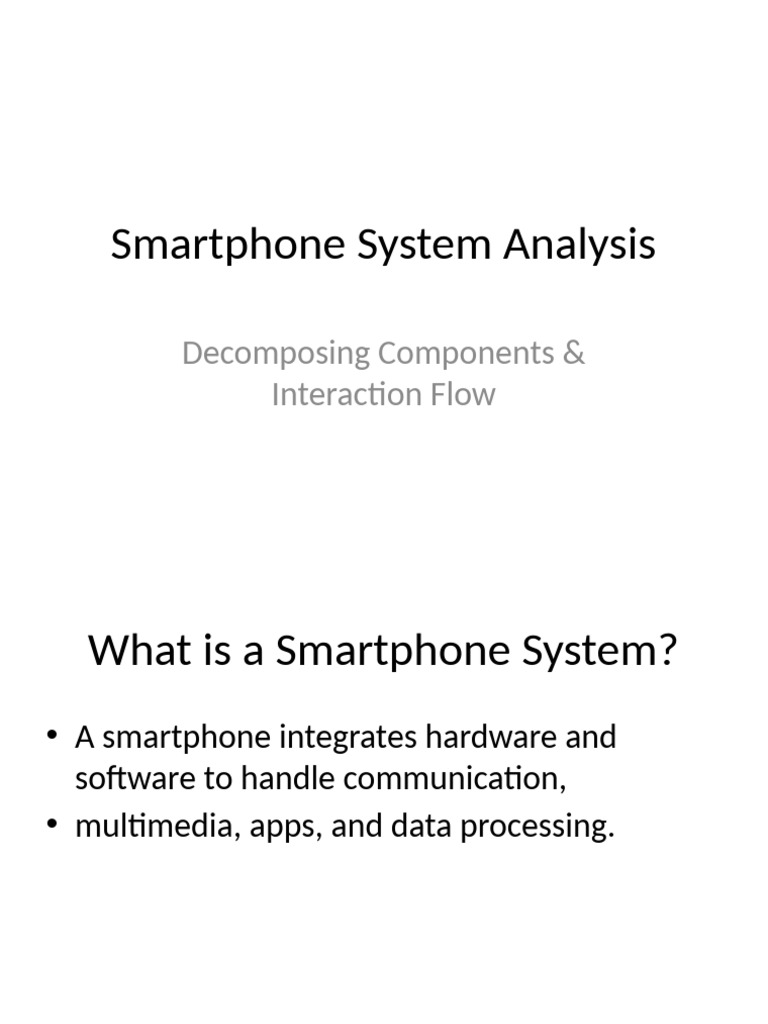 Smartphone Flowchart Presentation | PDF