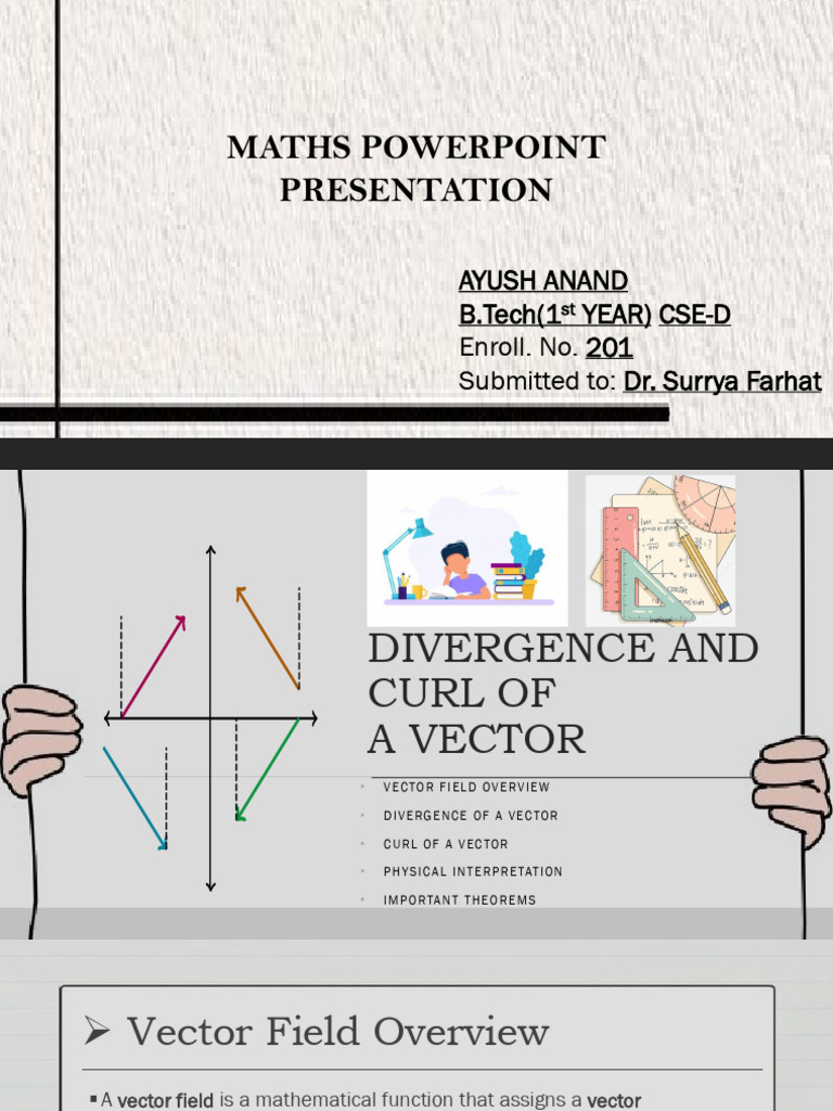 Maths PPT | PDF | Divergence | Physics
