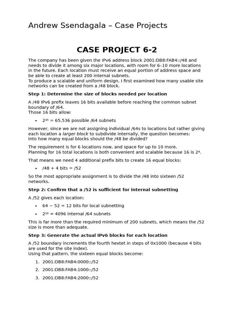 IPv6 Addressing and NAT Solutions Guide | PDF | Computer Network | Osi ...