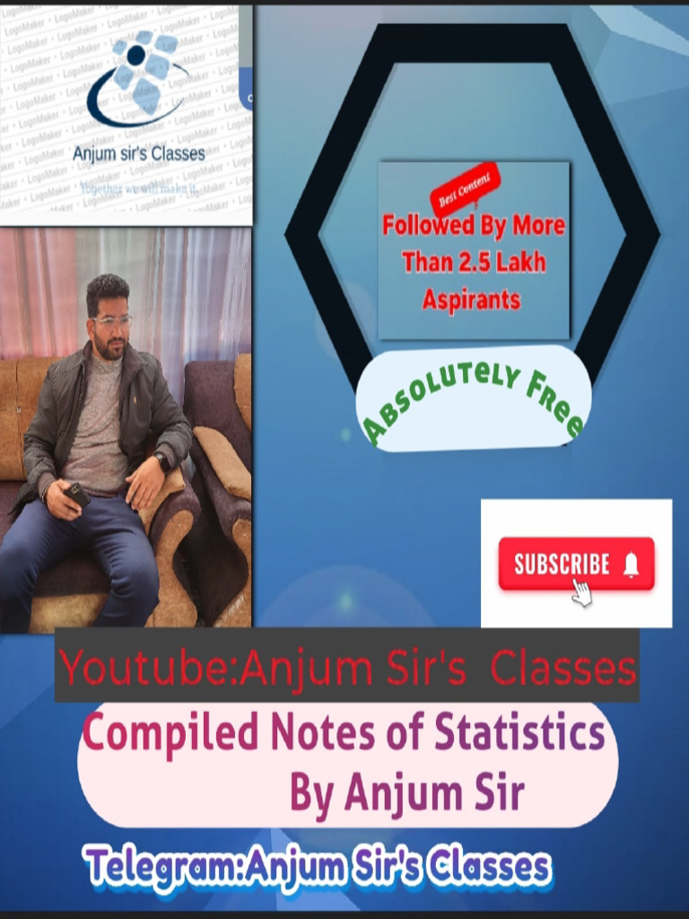 Complete Statistics Notes by Anjum Sir | PDF