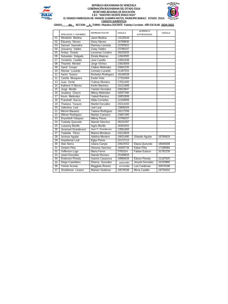 Yuleidys Cornieles 6to A | PDF