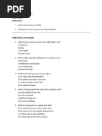 PTC License Test Questions & Answers | PDF | Road Transport | Transport