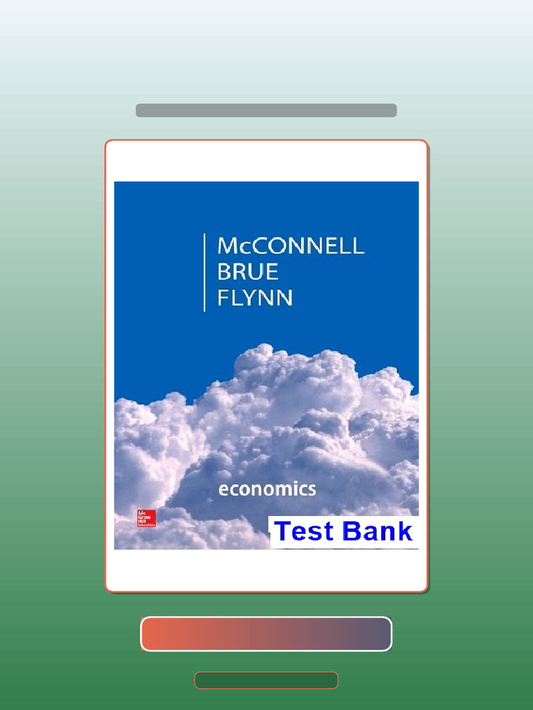 Test Bank For Economics 20th Edition McConnell Exam Prep | PDF ...