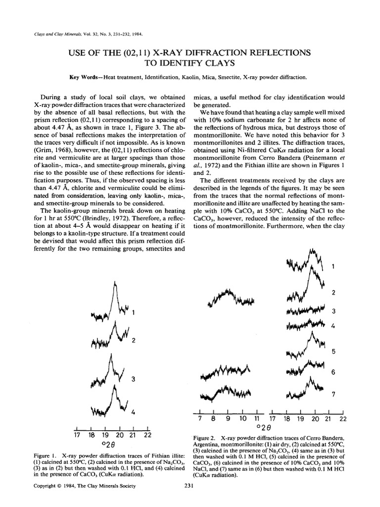 GRAIN SIZE ANALYSIS AND CLAY MINERAL ASSOCIATIONS IN BOTTOM SEDIMENTS FROM PARANA RIVER BASIN ...