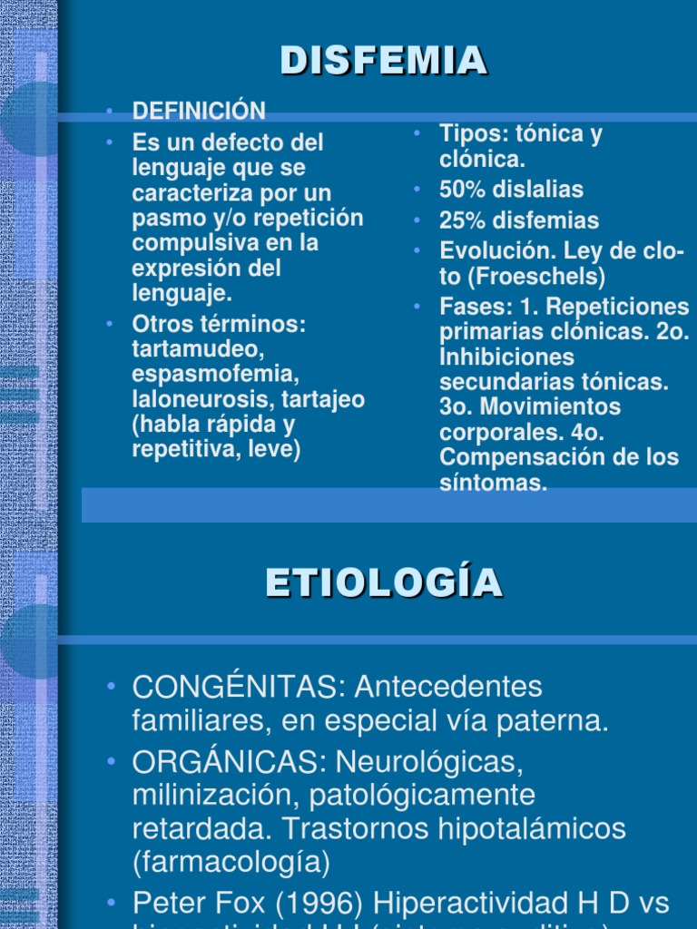 Disfemia: Causas y Tratamientos | PDF | Ritmo | Tartamudeo