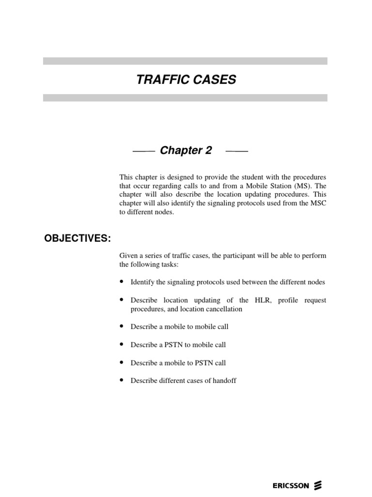 Traffic Cases | PDF | Telecommunications Standards | Electronics