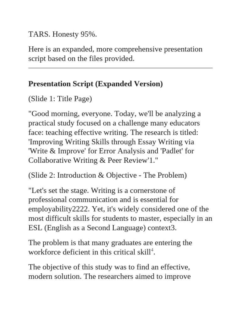 Tt Writing | PDF | Statistics | Methodology