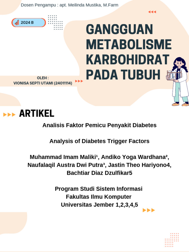 Vionisa Septi Utami - 24011114 Biokimia Klinik | PDF