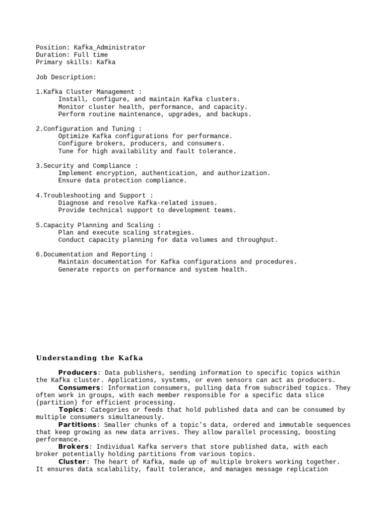 Expections on Kafka | PDF | Scalability | Replication (Computing)