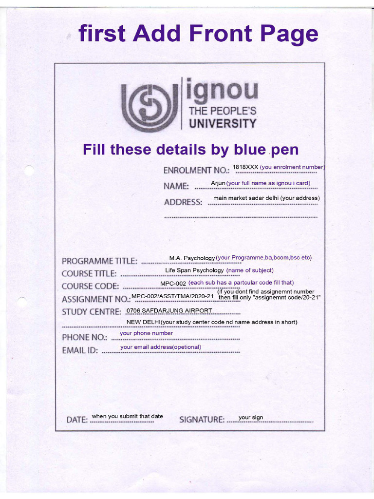 Sample Assignment (2) | PDF