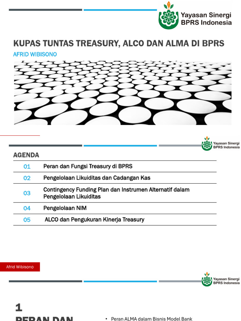 Treasury dan ALCO di BPRS: Panduan Lengkap | PDF