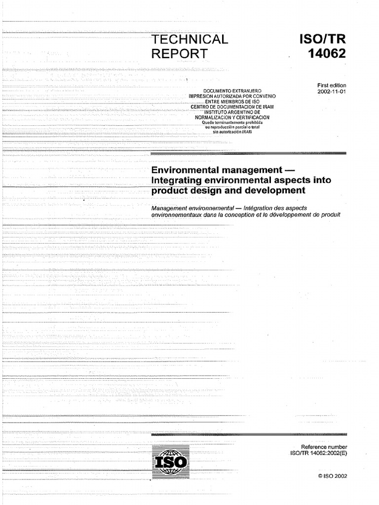 Iso 14062 | PDF