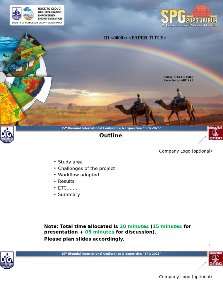 Sample ORAL Presentation | PDF