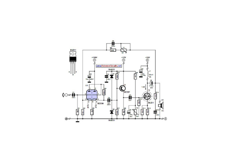 Simple Hybrid Amp Circuit Diagram | PDF