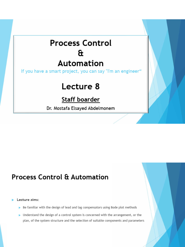 Process Control 8 - 2024 | PDF | Electronic Engineering | Computer ...