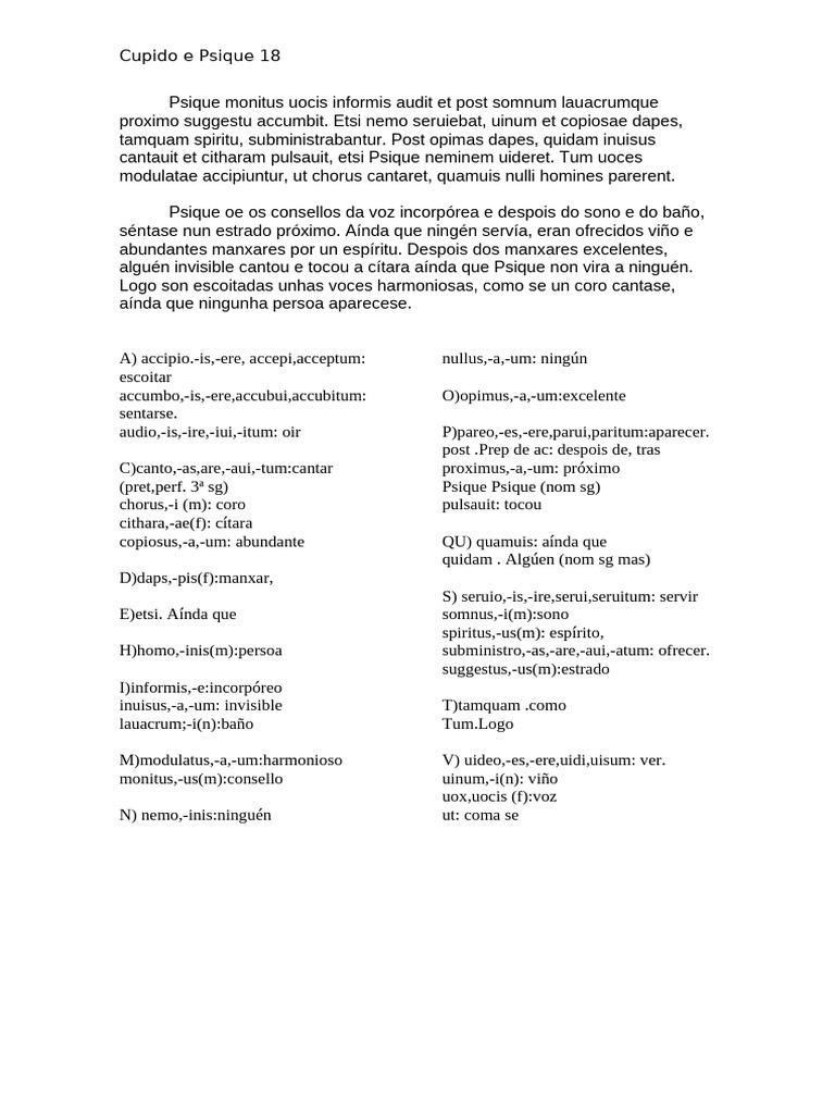Cupido e Psique 18 | PDF
